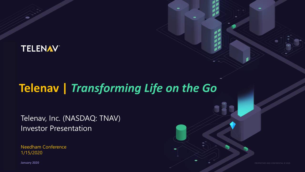 Telenav (TNAV) Presents At 22nd Annual Needham Growth Conference ...