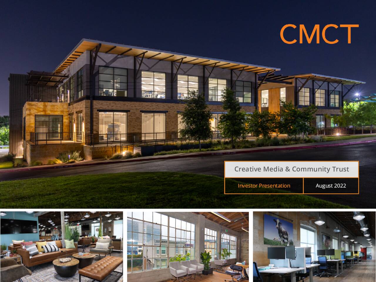 Creative Media & Community Trust (CMCT) Investor Presentation ...