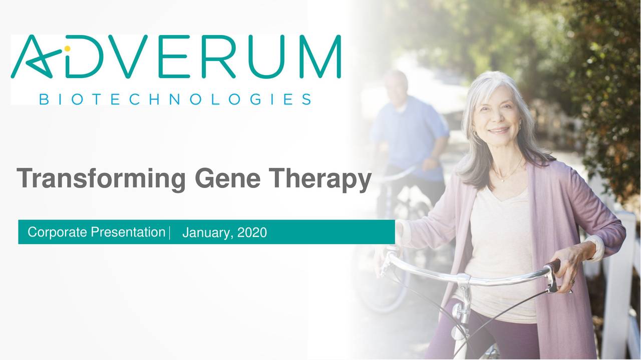 Adverum Biotechnologies (ADVM) Investor Presentation - Slideshow ...