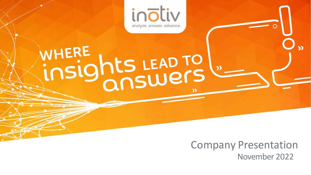 Inotiv (NOTV) Investor Presentation - Slideshow (NASDAQ:NOTV) | Seeking ...