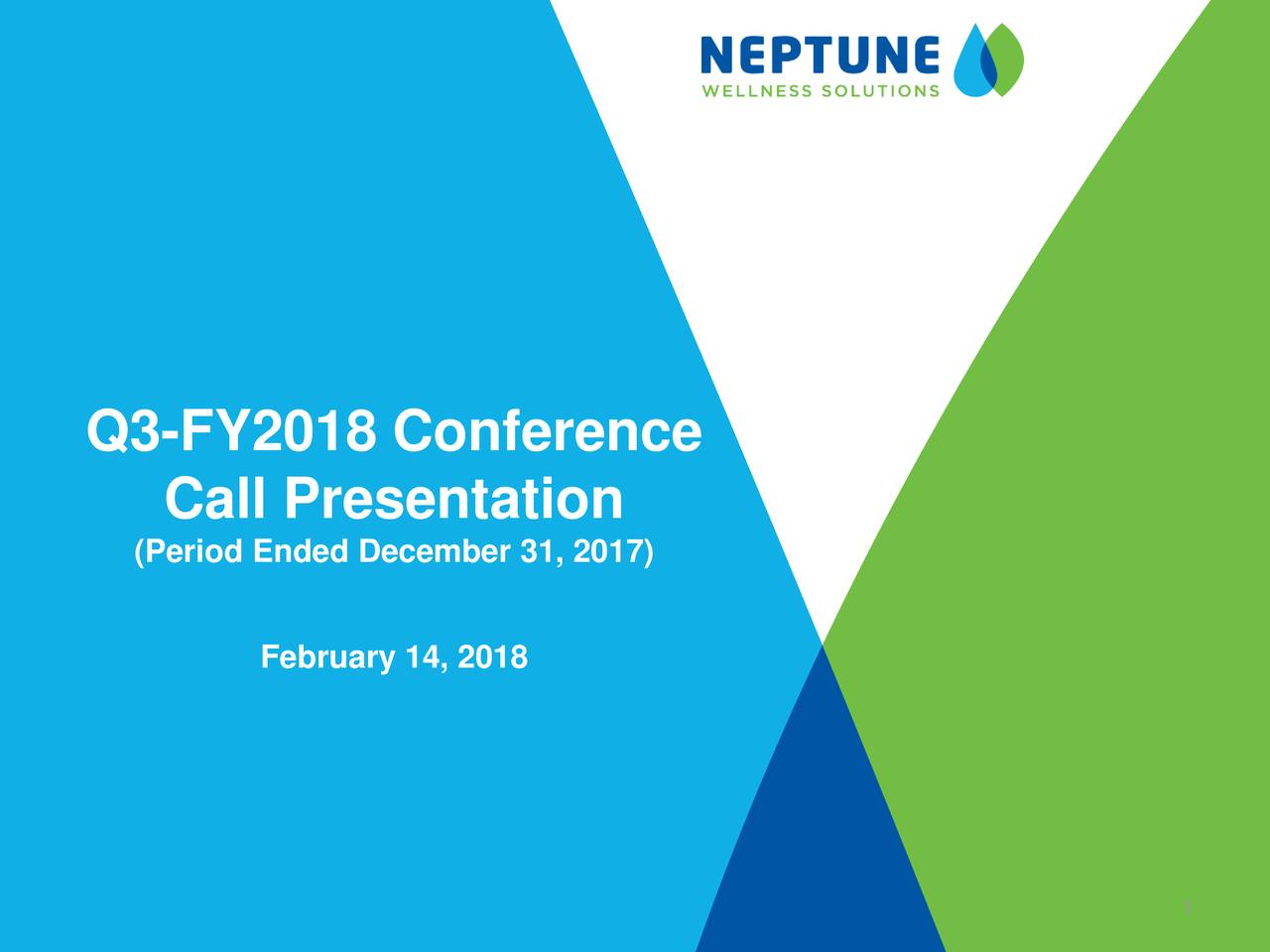 Neptune Technologies & Bioresources Inc 2017 Q3 - Results - Earnings ...