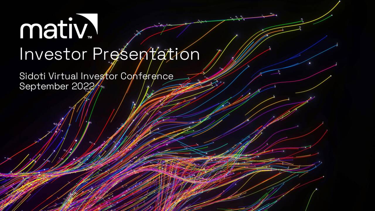 Mativ (MATV) Presents at Sidoti's September Small-Cap Virtual ...