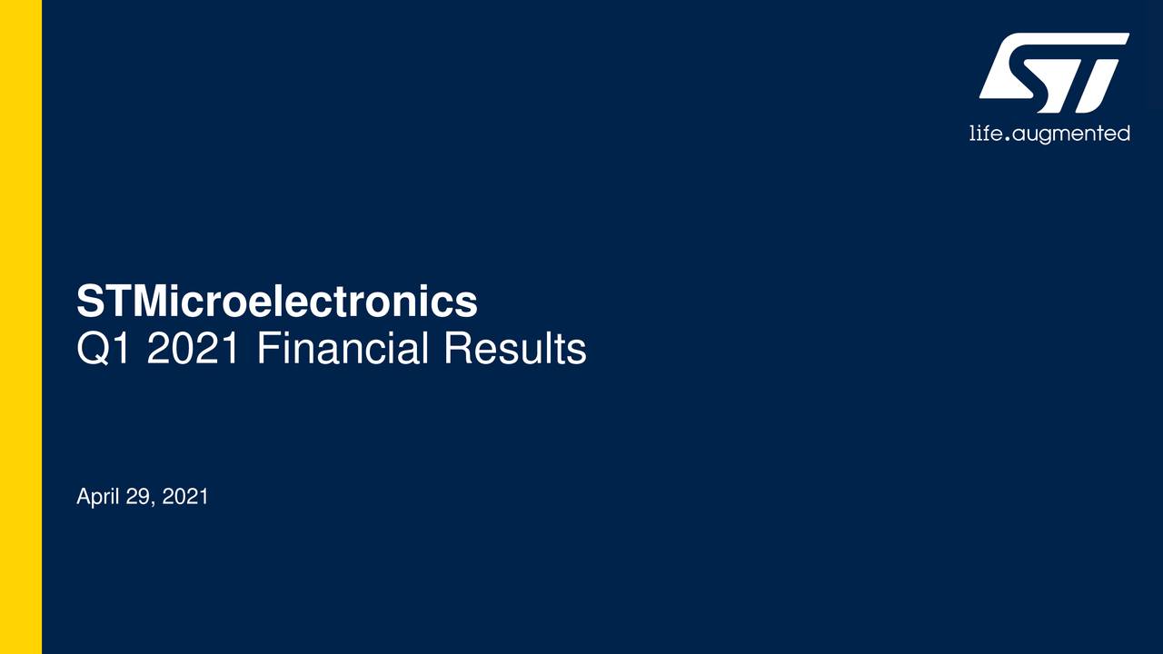 STMicroelectronics N.V. 2021 Q1 - Results - Earnings Call Presentation ...