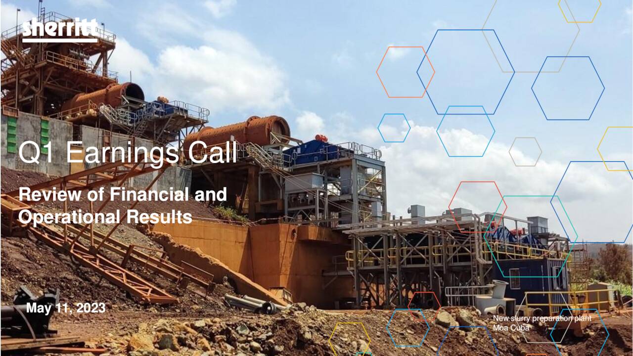 Sherritt International Corporation 2023 Q1 - Results - Earnings Call Presentation (OTCMKTS:SHERF ...