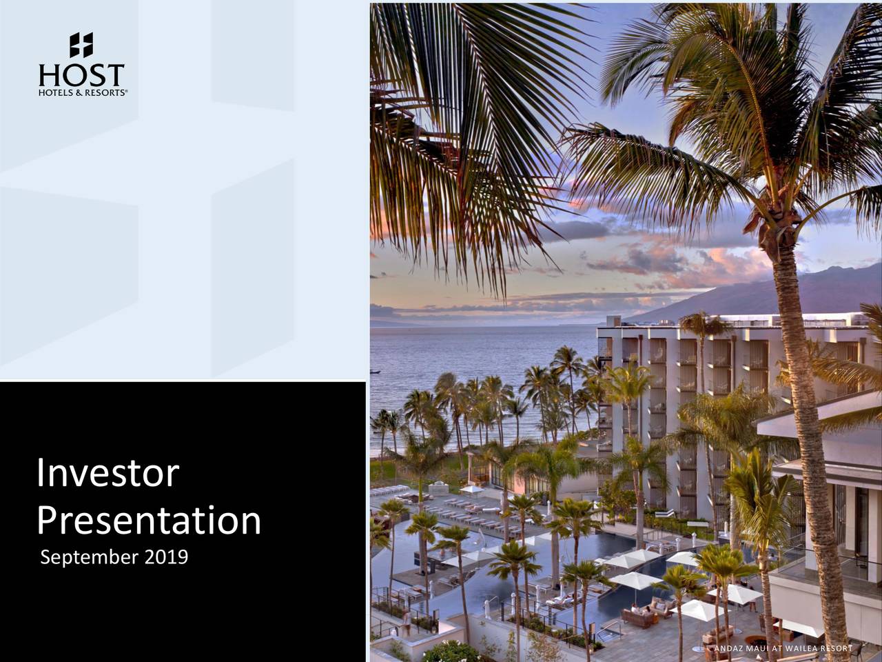 Host Hotels & Resorts (HST) Investor Presentation - Slideshow (NASDAQ ...