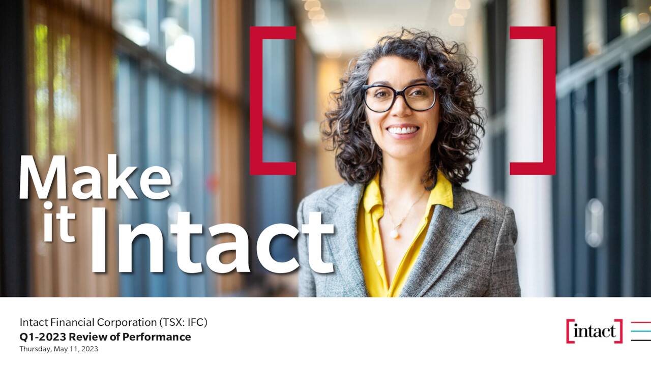 Intact Financial Corporation 2023 Q1 - Results - Earnings Call ...