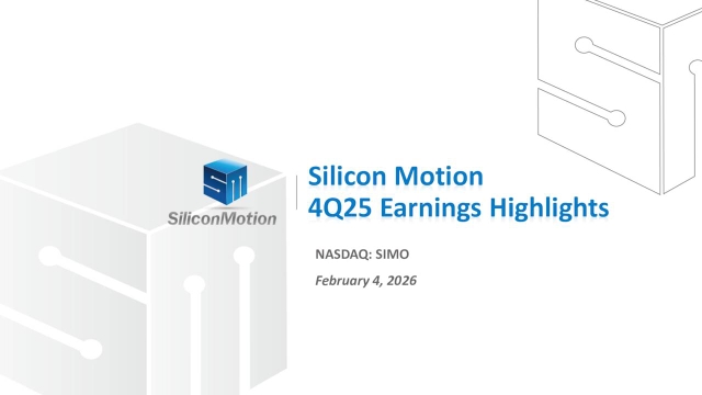 Silicon Motion Technology Corporation 2025 Q4 - Results - Earnings Call ...