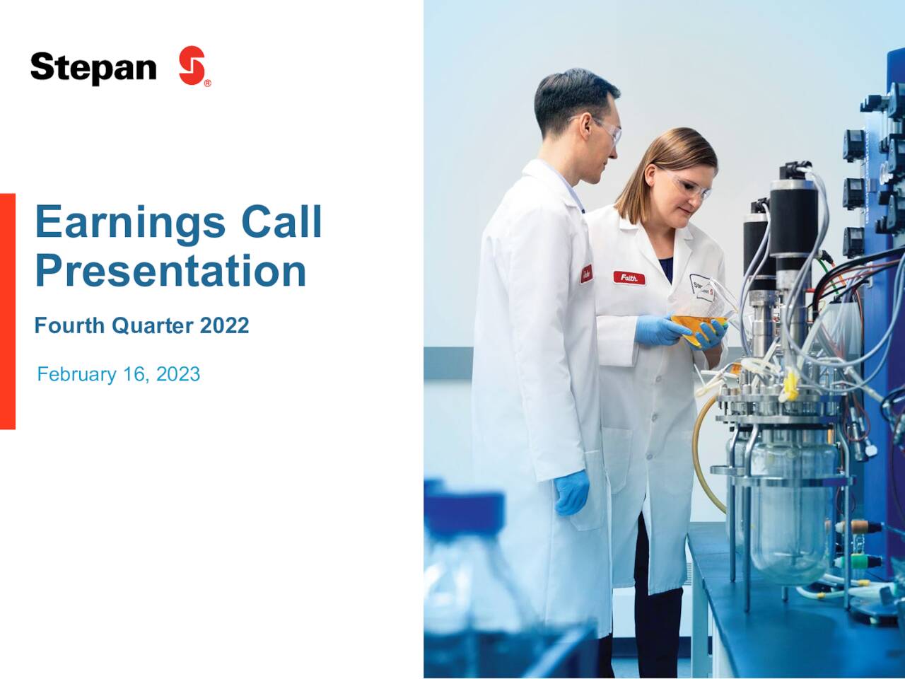 Stepan Company 2022 Q4 - Results - Earnings Call Presentation (NYSE:SCL ...