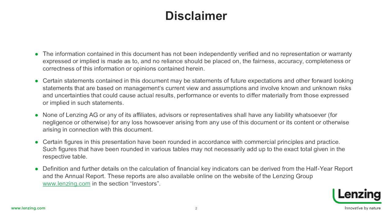 Lenzing Aktiengesellschaft 2025 Q2 - Results - Earnings Call Presentation (OTCMKTS:LNZNF ...