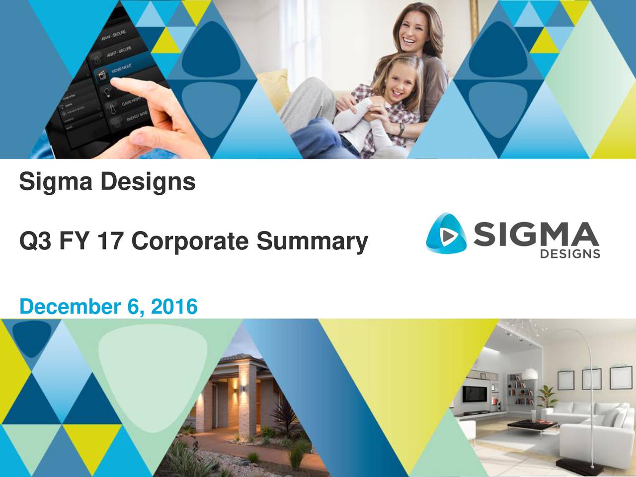 Sigma Designs, Inc. 2017 Q3 - Results - Earnings Call Slides (OTCMKTS ...