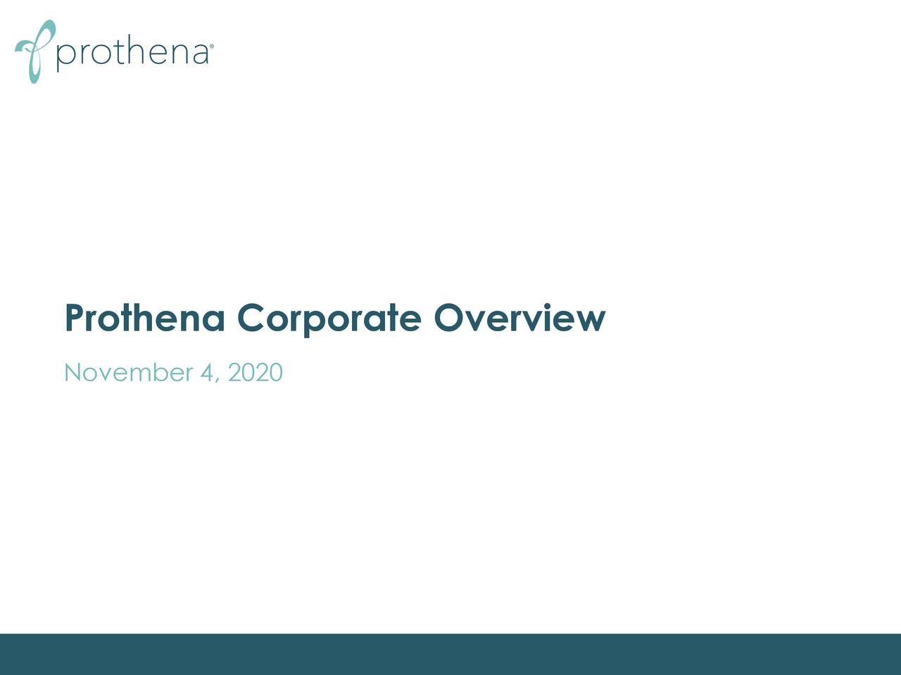Prothena Corporation plc 2020 Q3 - Results - Earnings Call Presentation ...