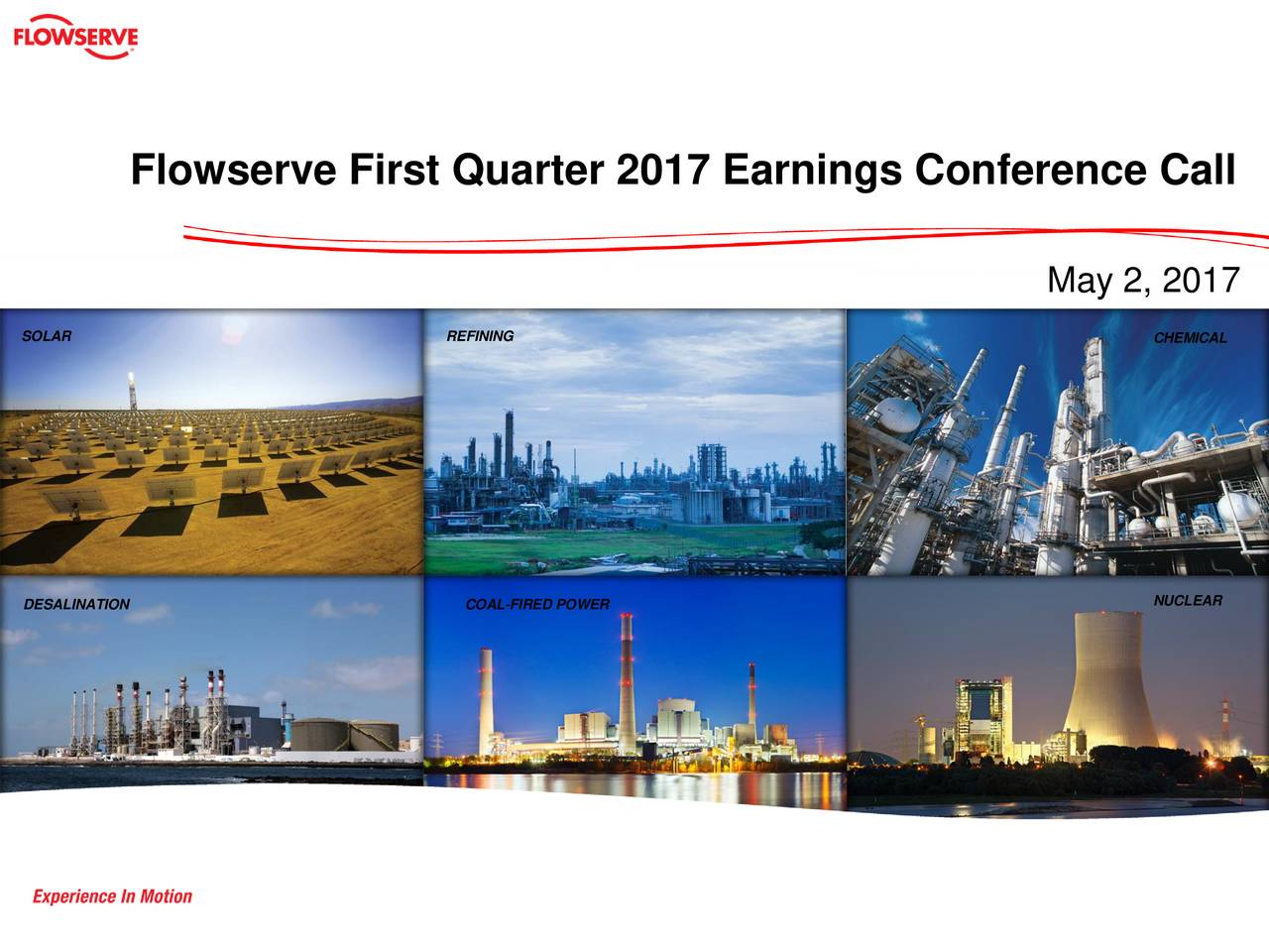 Flowserve Corporation 2017 Q1 - Results - Earnings Call Slides (NYSE:FLS) | Seeking Alpha