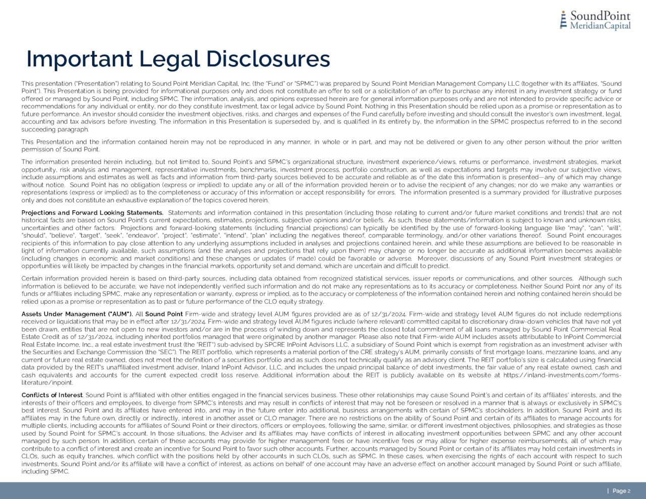 Sound Point Meridian Capital Inc 2025 Q4 - Results - Earnings Call ...