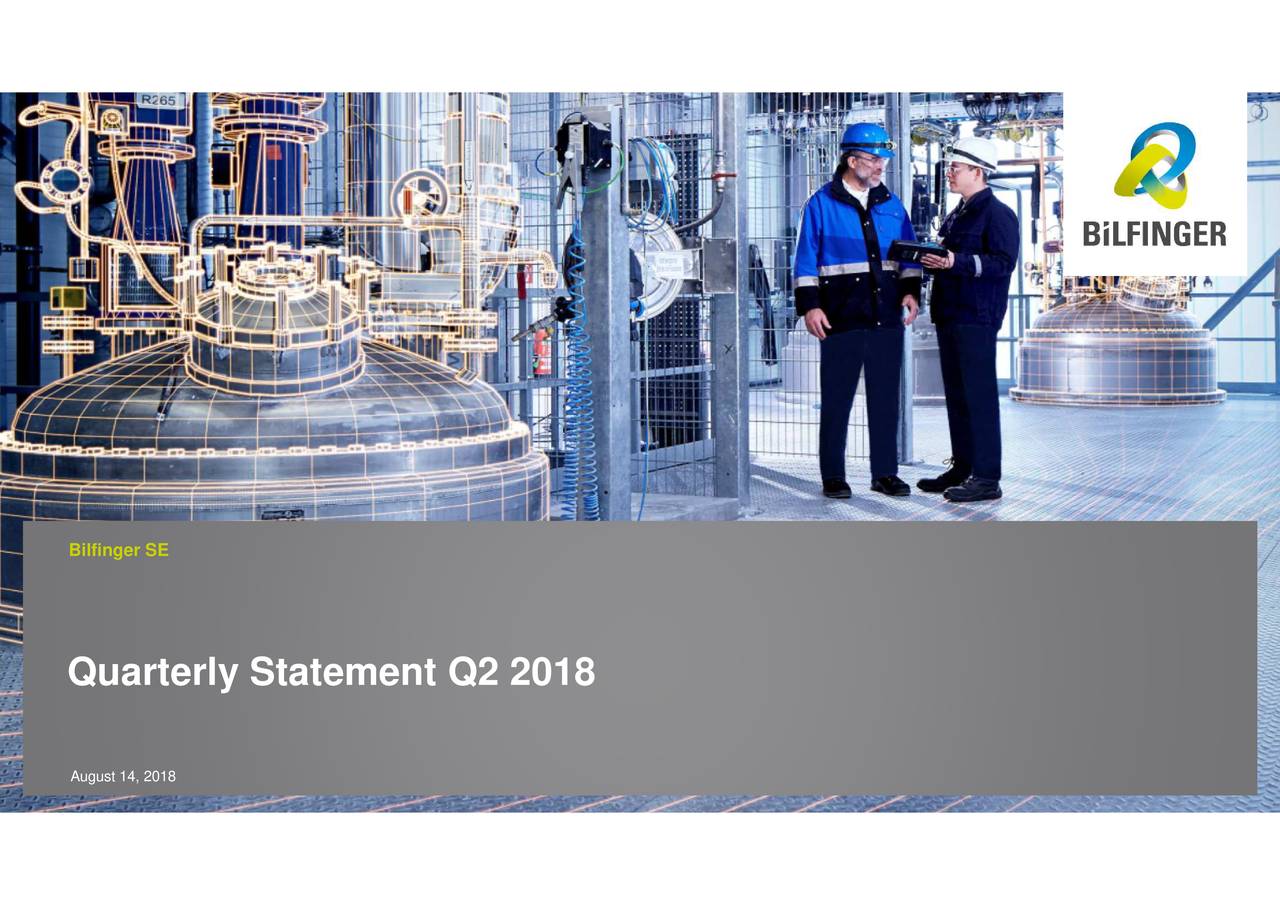 Bilfinger SE ADR 2018 Q2 - Results - Earnings Call Slides (OTCMKTS ...
