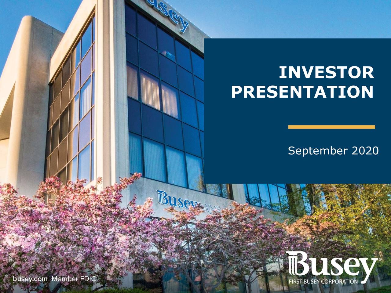 First Busey (BUSE) Investor Presentation - Slideshow (NASDAQ:BUSE ...