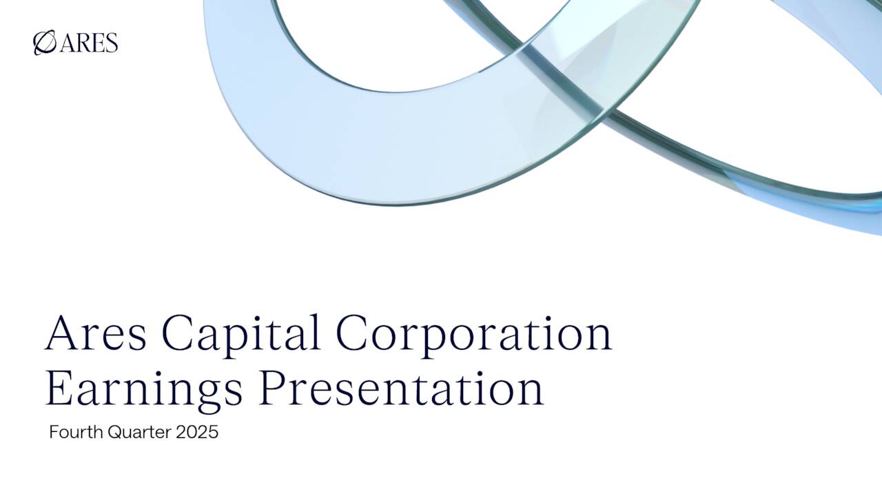 Ares Capital 2025 Q4 - Results - Earnings Call Presentation (NASDAQ ...