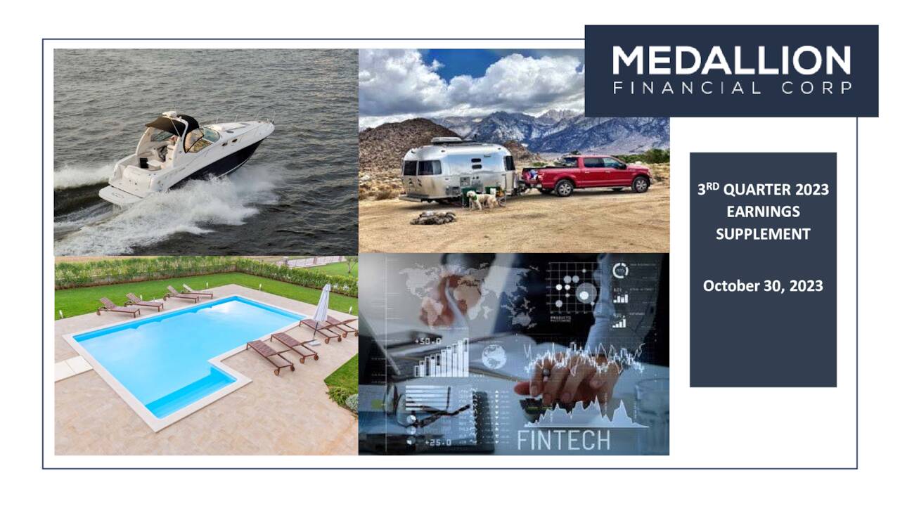 Medallion Financial Corp. 2023 Q3 - Results - Earnings Call ...