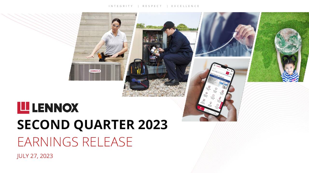 Lennox International Inc. 2023 Q2 - Results - Earnings Call ...