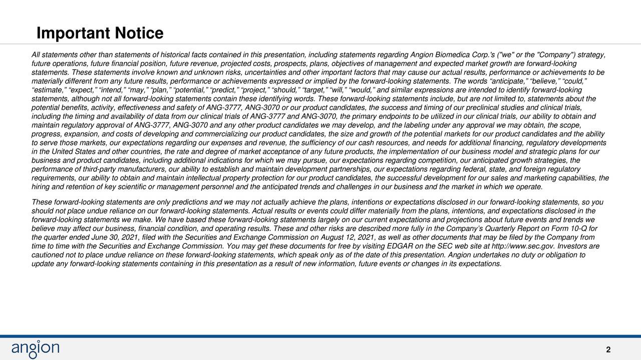 Angion Biomedica (ANGN) Investor Presentation - Slideshow (NASDAQ:ANGN ...