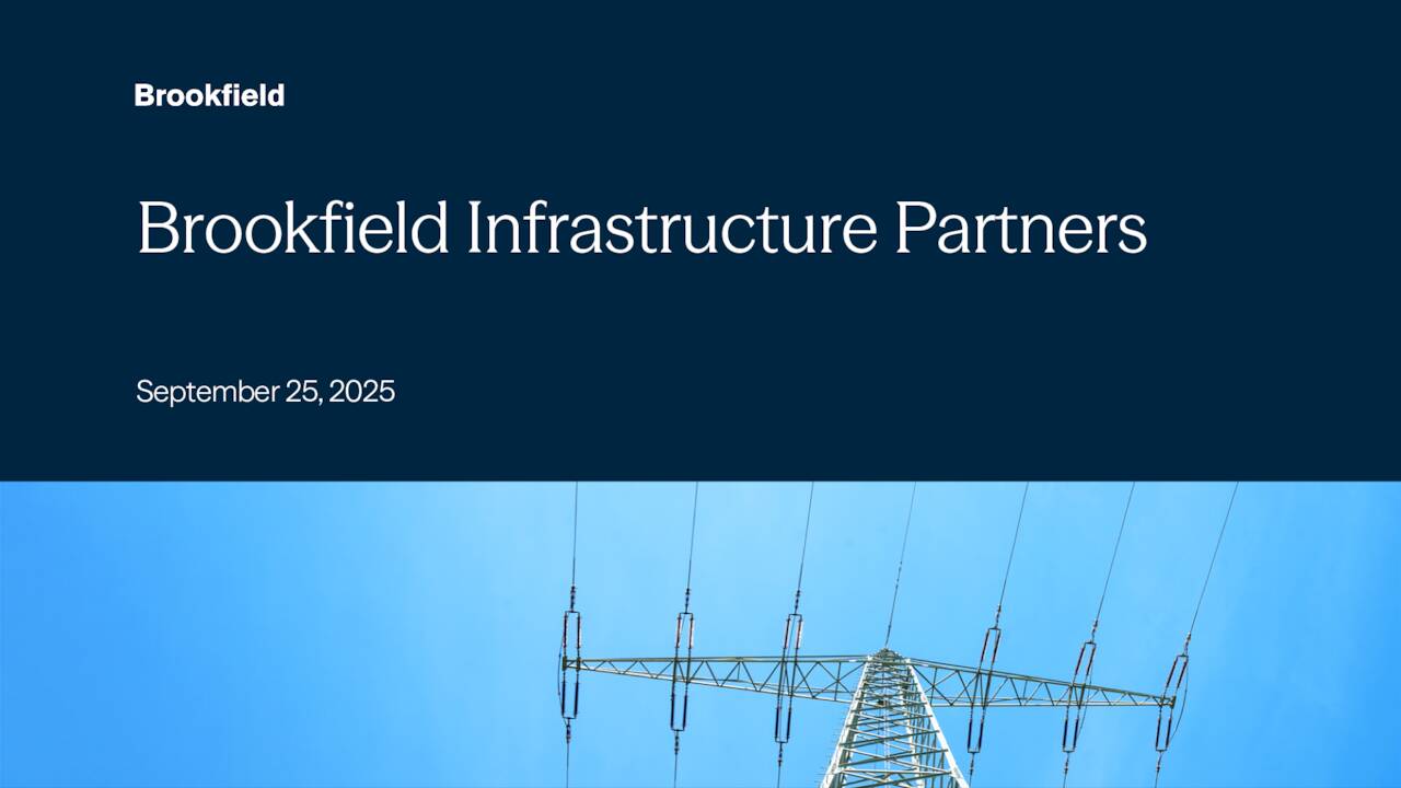 Brookfield Infrastructure Partners L.P. Limited Partnership Units (BIP ...
