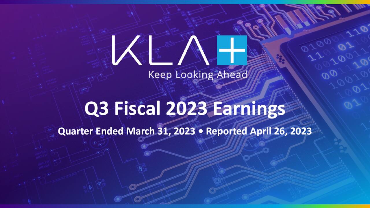 KLA Corporation 2023 Q3 - Results - Earnings Call Presentation (NASDAQ:KLAC) | Seeking Alpha