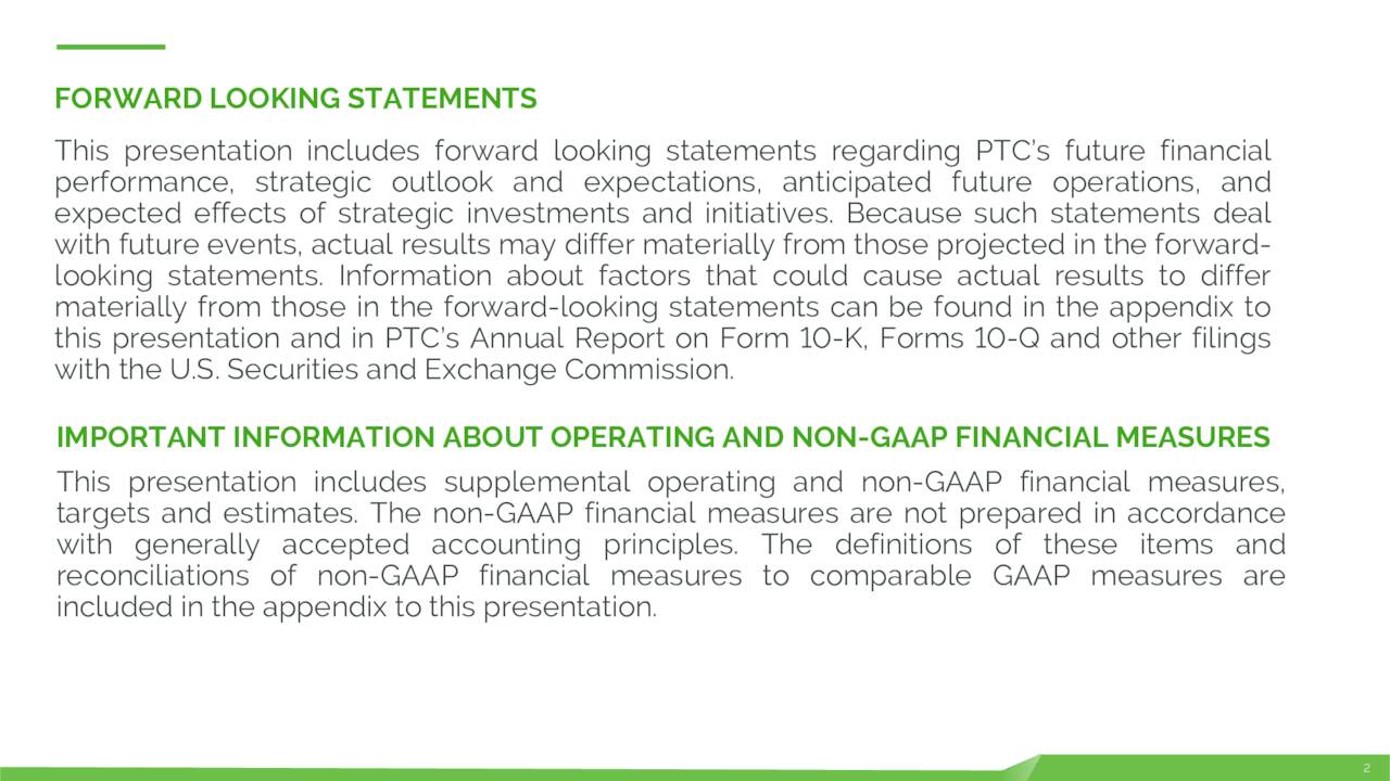 PTC Inc. 2023 Q2 - Results - Earnings Call Presentation (NASDAQ:PTC) | Seeking Alpha
