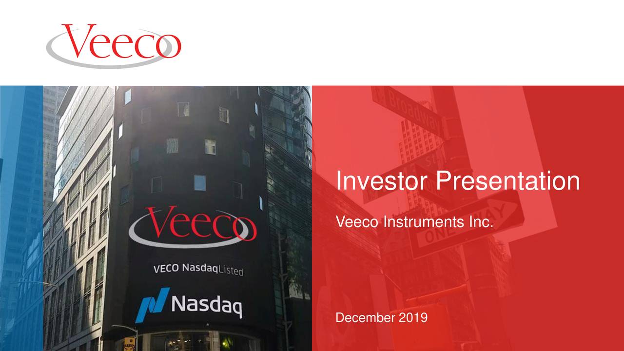 Veeco Instruments (VECO) Investor Presentation - Slideshow (NASDAQ:VECO ...