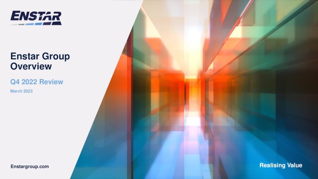 Enstar Group Limited 2022 Q4 - Results - Earnings Call Presentation ...
