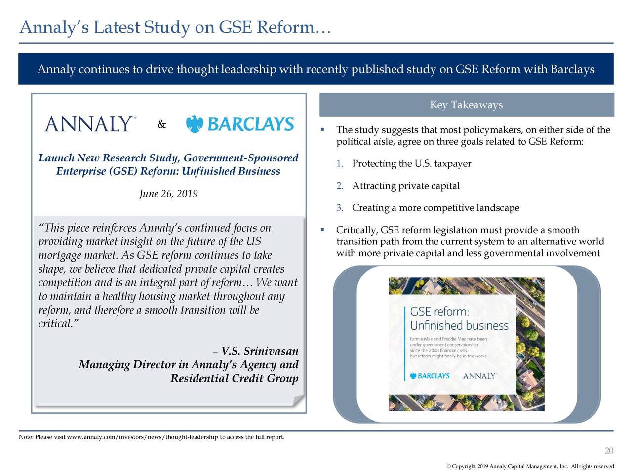 Annaly Capital Management Inc 2019 Q2 Results Earnings Call annaly-capital-management-inc-2019-q2-results-earnings-call