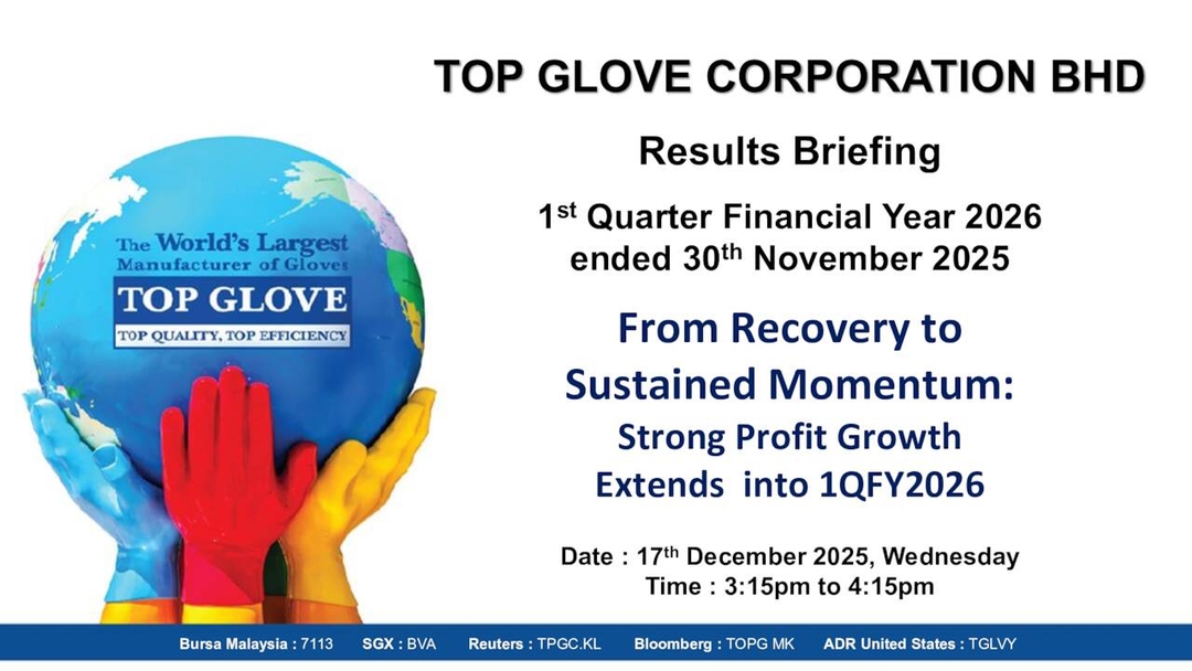 Top Glove Corporation Bhd. 2026 Q1 - Results - Earnings Call ...