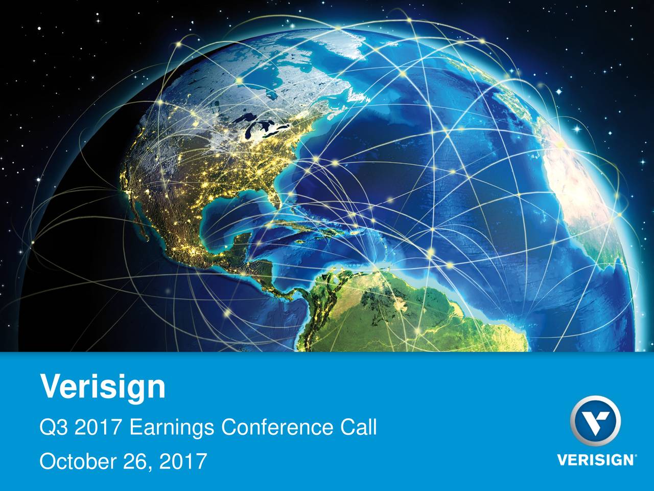 VeriSign, Inc. 2017 Q3 - Results - Earnings Call Slides (NASDAQ:VRSN ...