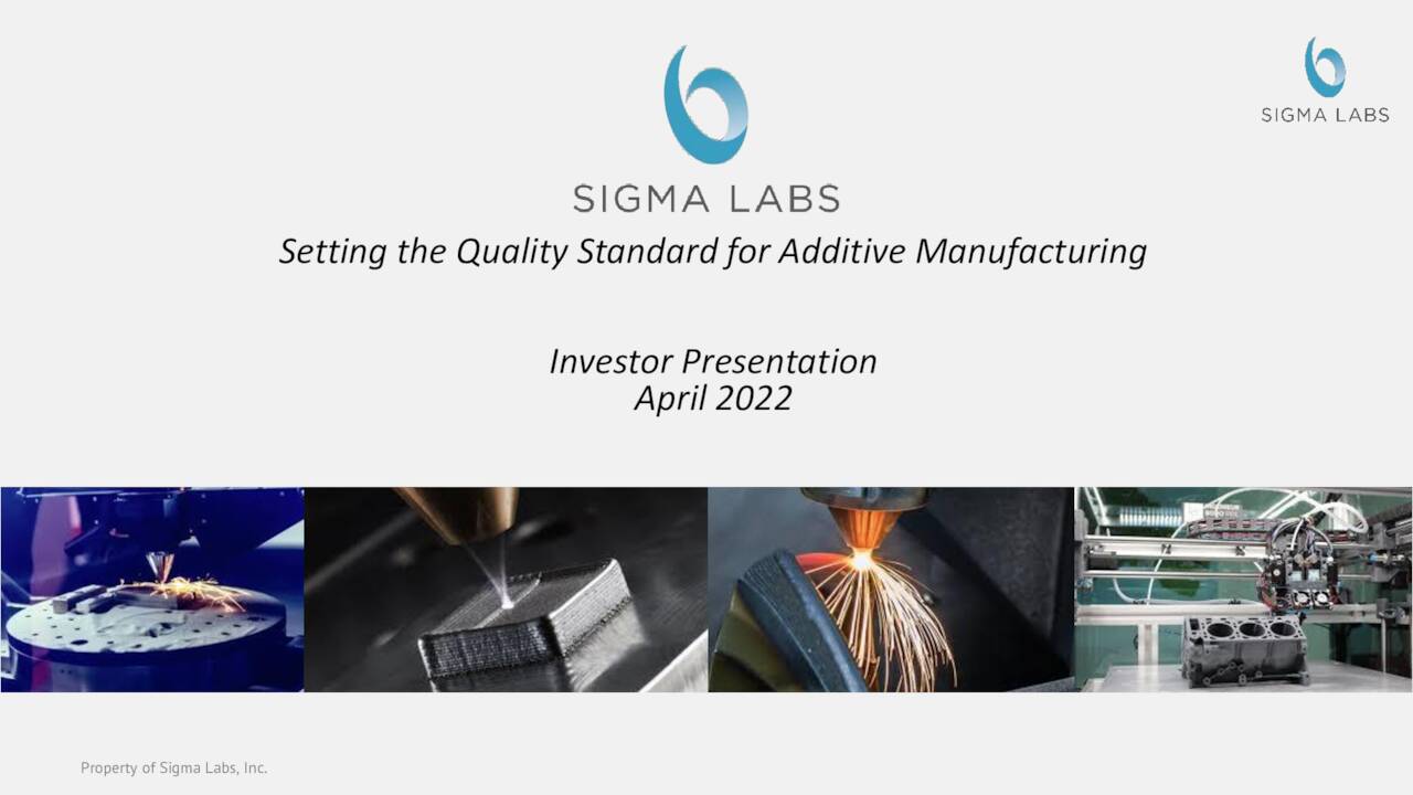 Sigma Labs (SGLB) Investor Presentation - Slideshow (NASDAQ:NTRP ...