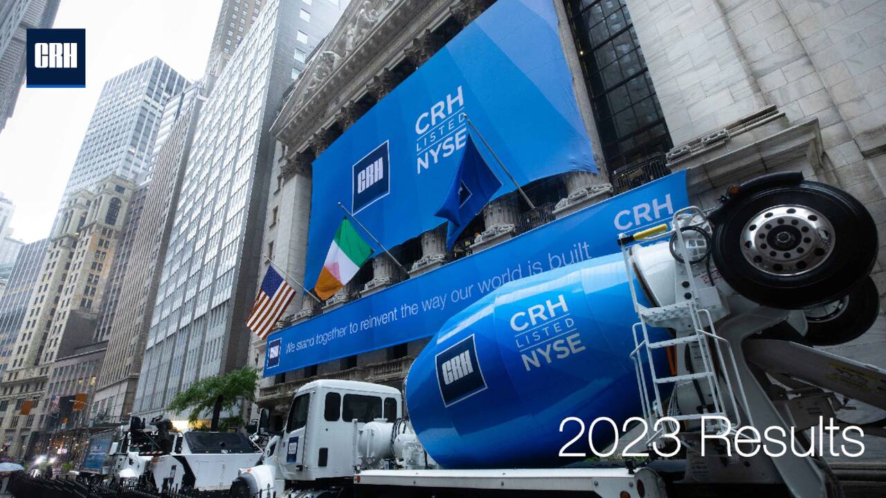 CRH plc 2023 Q3 - Results - Earnings Call Presentation (NYSE:CRH) | Seeking Alpha