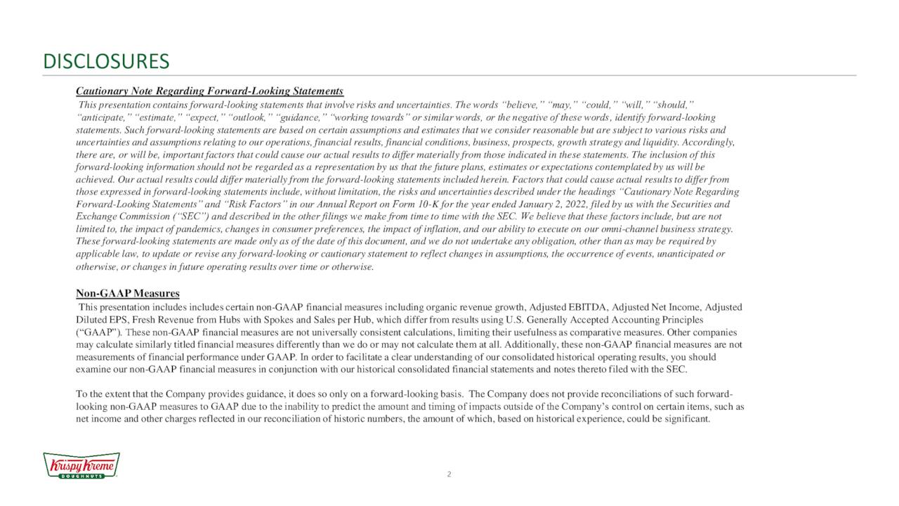 Krispy Kreme, Inc. 2022 Q2 - Results - Earnings Call Presentation ...