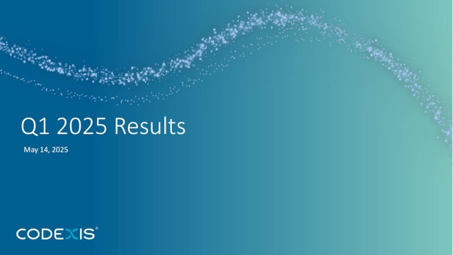 Codexis, Inc. 2025 Q1 - Results - Earnings Call Presentation (NASDAQ ...