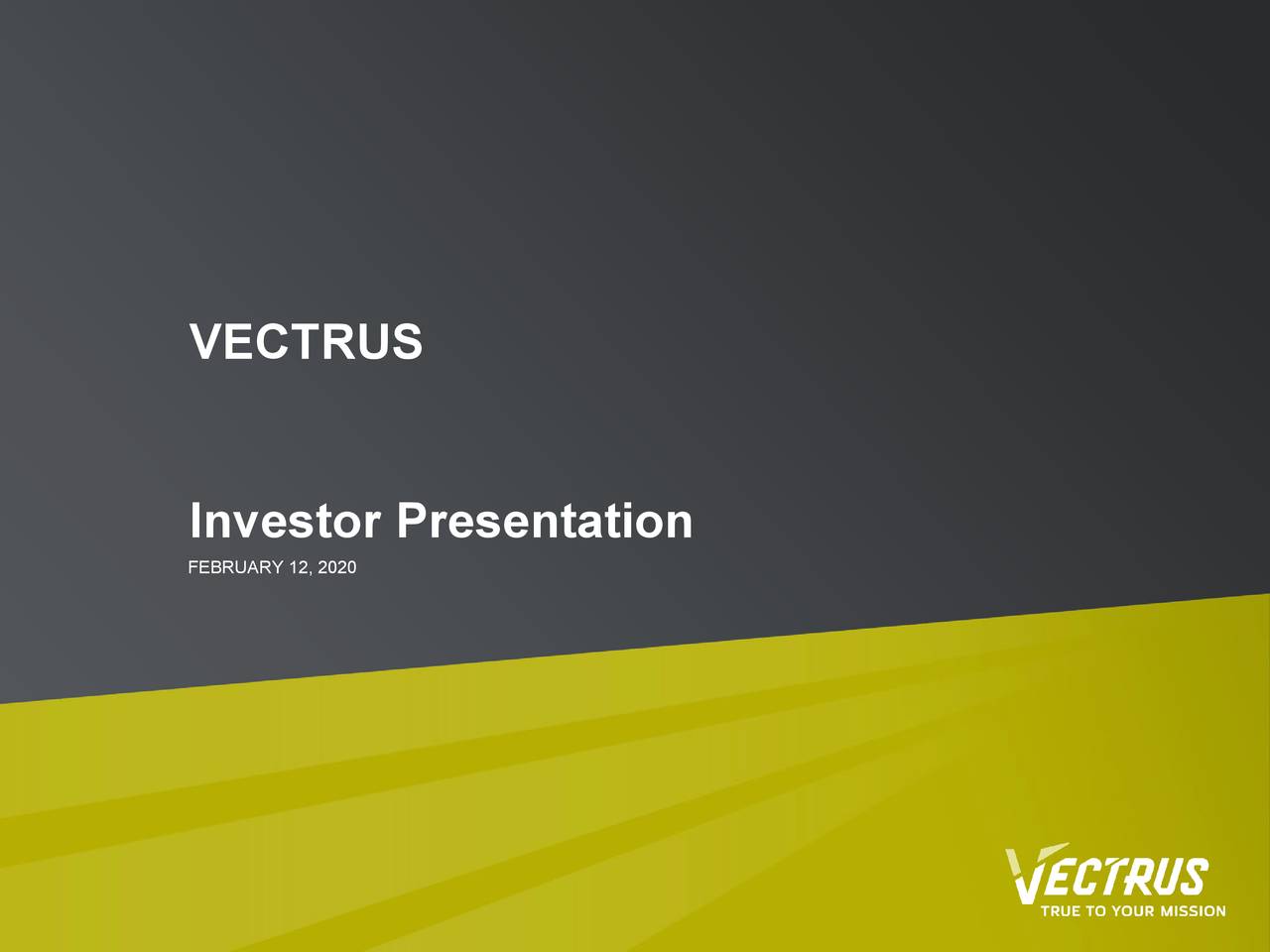 Vectrus (VEC) Presents At 41st Annual Aerospace/Defense & Industrial ...