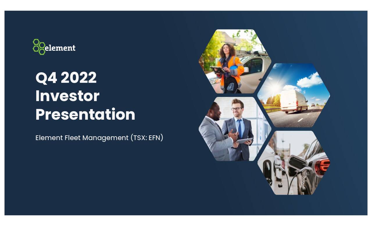 Element Fleet Management Corp. 2022 Q4 - Results - Earnings Call Presentation (OTCMKTS:ELEEF ...