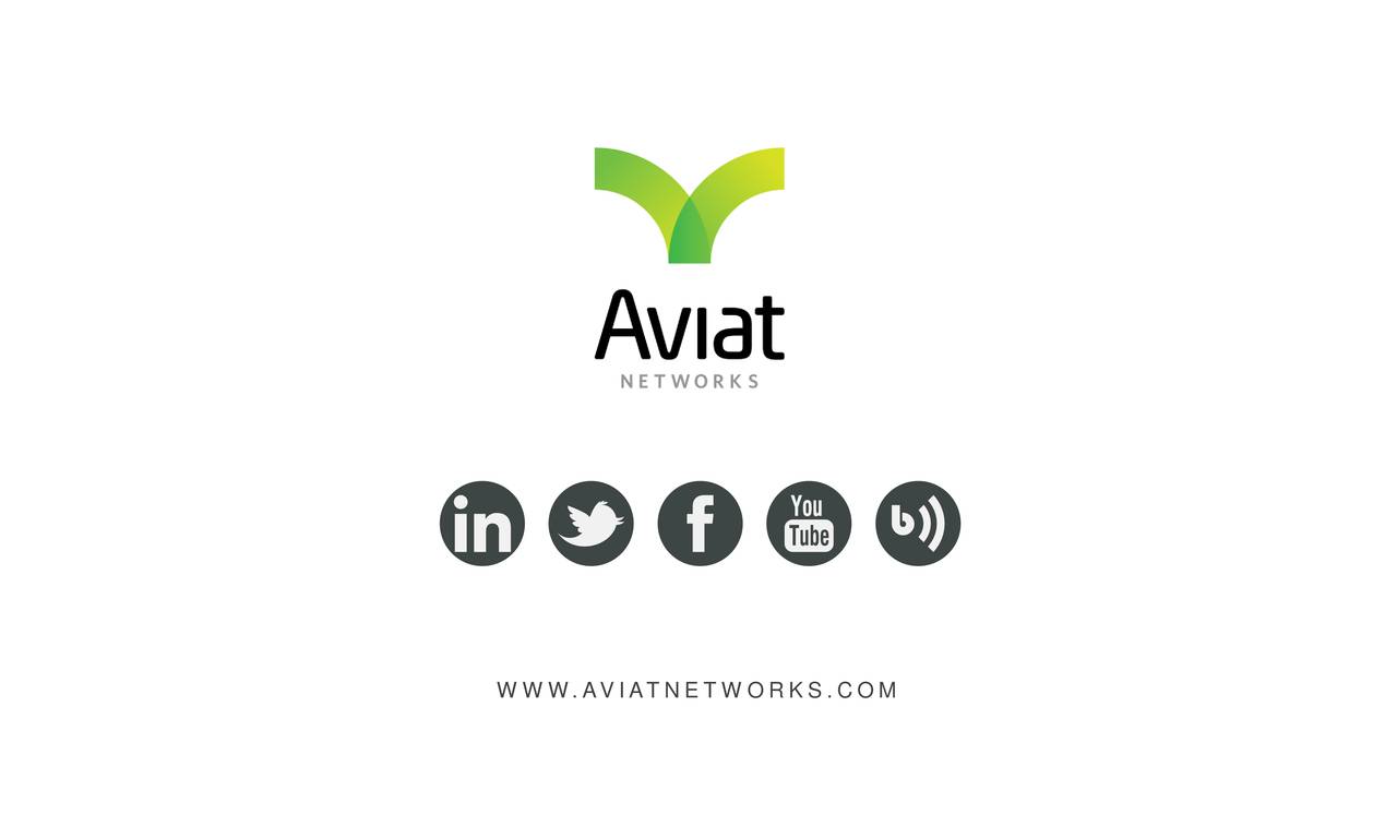 Aviat Networks, Inc. 2020 Q3 - Results - Earnings Call Presentation ...