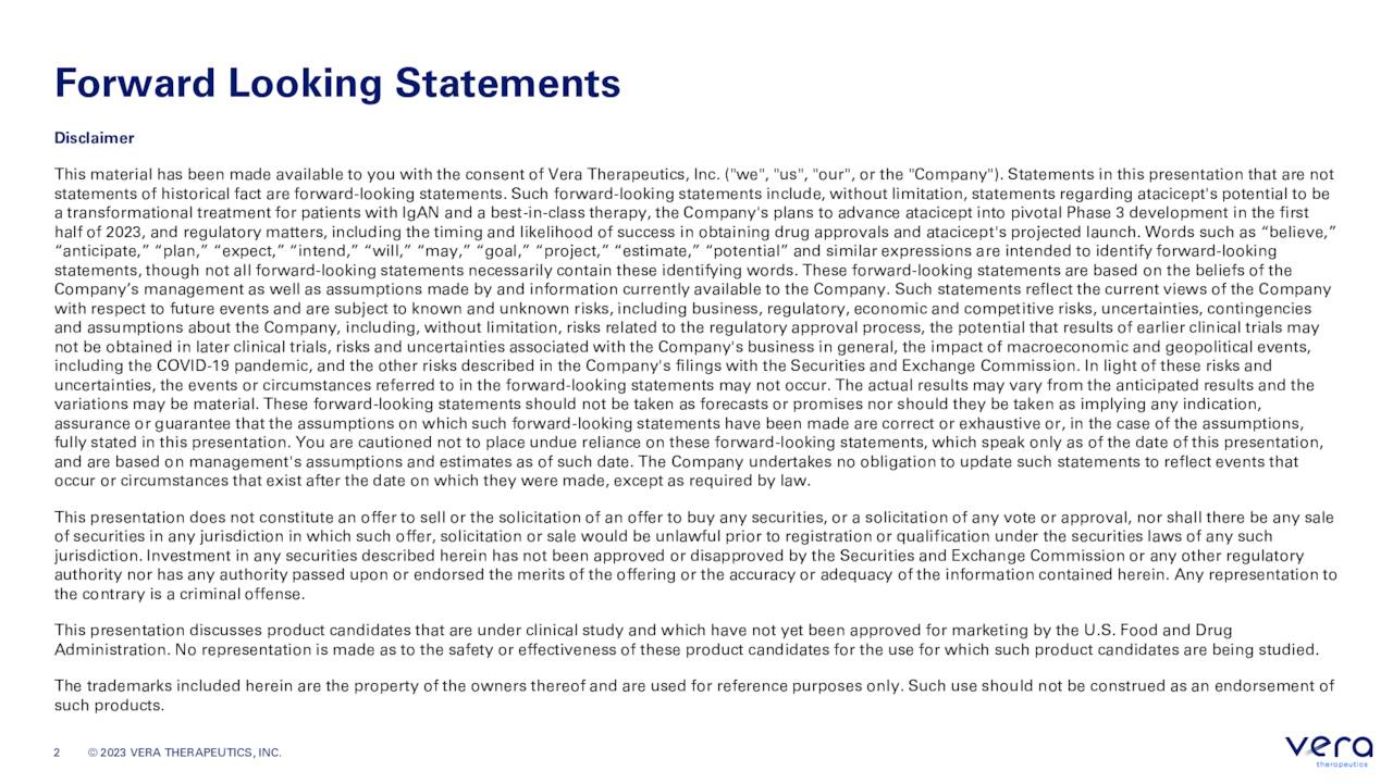 Vera Therapeutics (VERA) Investor Presentation - Slideshow (NASDAQ:VERA) | Seeking Alpha