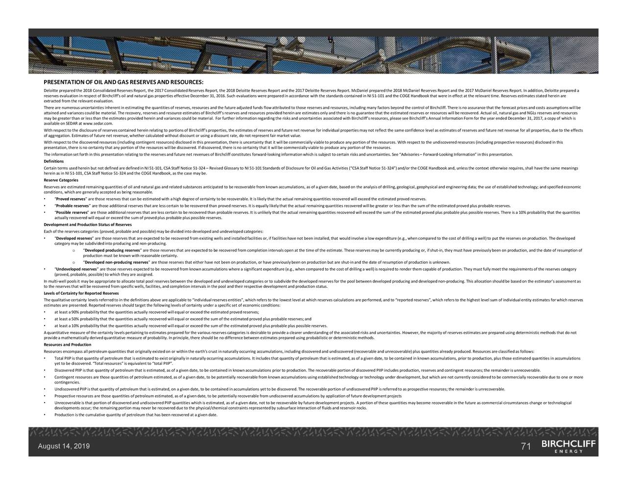 Birchcliff Energy (BIREF) Investor Presentation - Slideshow (OTCMKTS ...