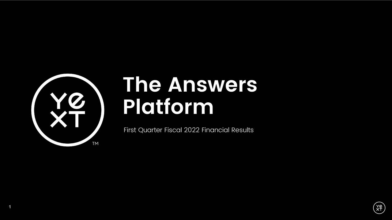 Yext, Inc. 2021 Q1 - Results - Earnings Call Presentation (NYSE:YEXT ...