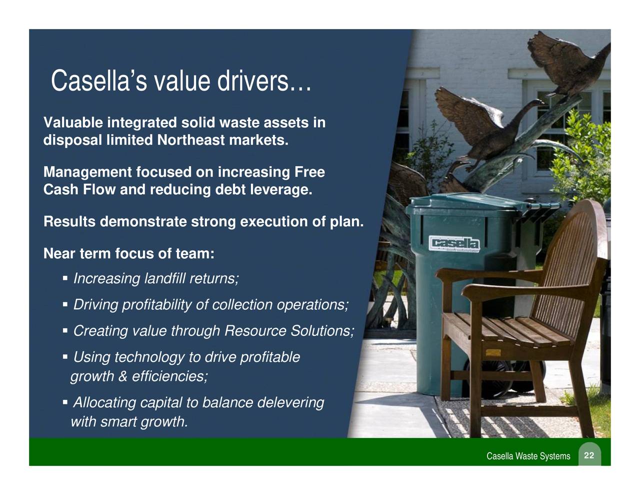 Casella Waste Systems (CWST) Presents At Stifel 2019 Investor Summit at ...