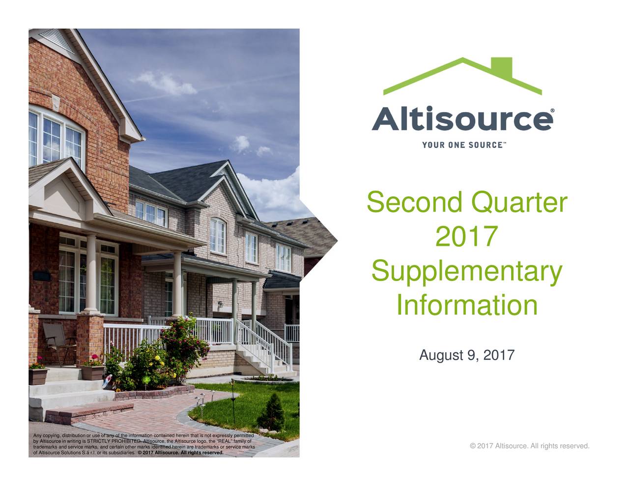 Altisource Portfolio Solutions SA 2017 Q2 - Results - Earnings Call ...