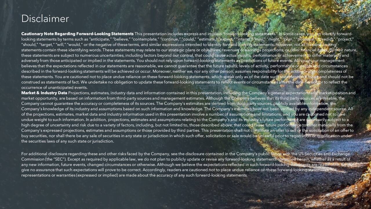 COMPASS Pathways plc 2021 Q4 - Results - Earnings Call Presentation ...