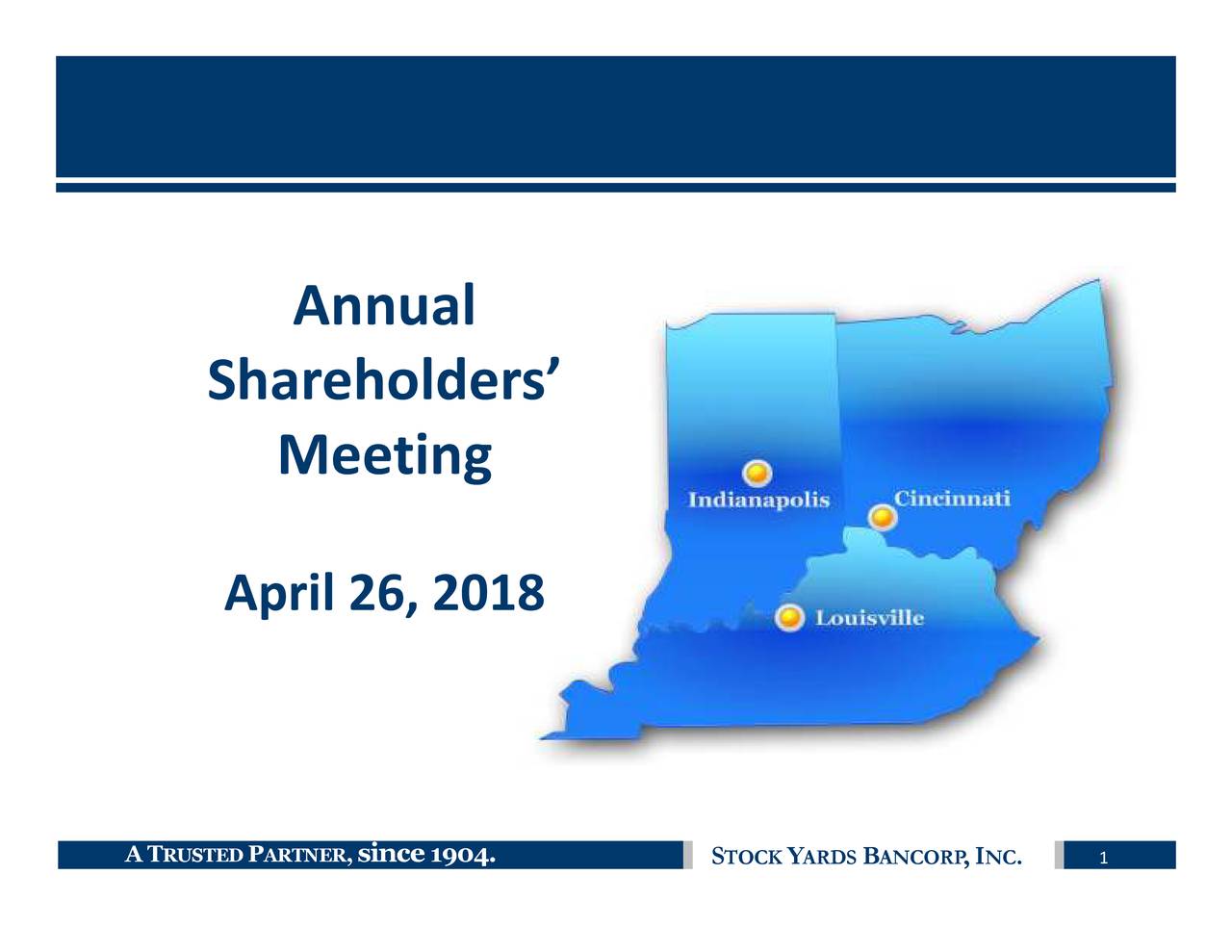 Stock Yards Bancorp (SYBT) Investor Presentation - Slideshow (NASDAQ ...