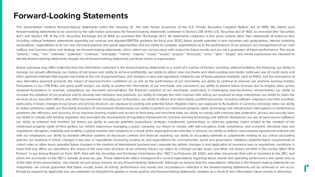 Riskified Ltd. 2023 Q1 - Results - Earnings Call Presentation (NYSE ...