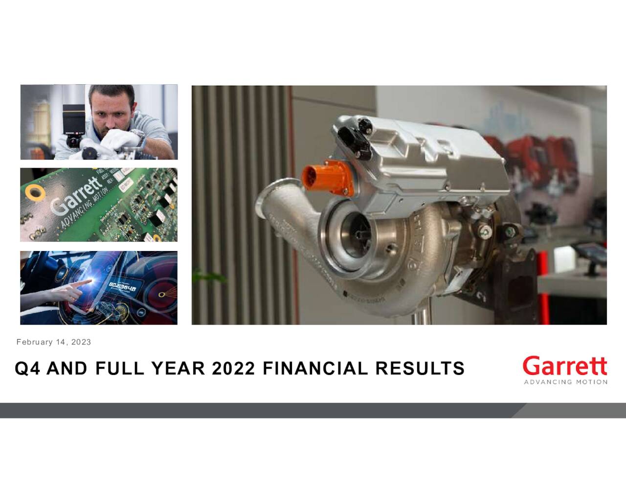 Garrett Motion Inc. 2022 Q4 - Results - Earnings Call Presentation ...