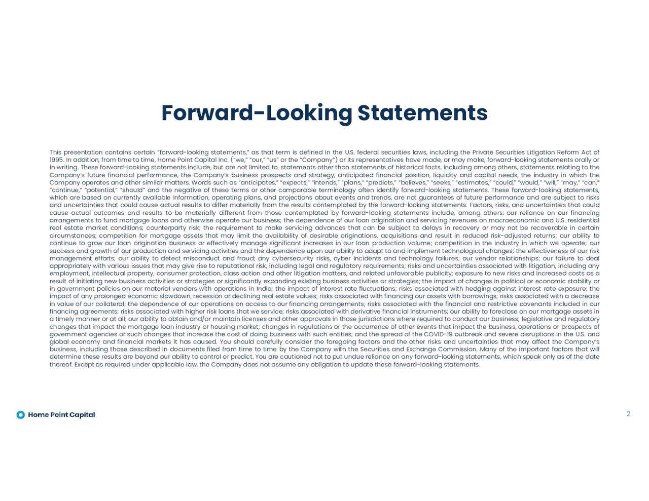 Home Point Capital Inc. 2021 Q4 - Results - Earnings Call Presentation ...