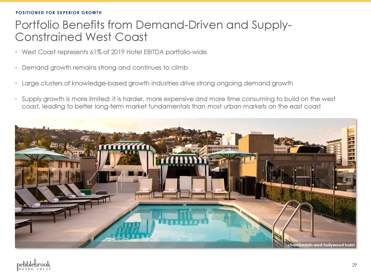 Pebblebrook Hotel Trust (PEB) Investor Presentation - Slideshow (NYSE ... Pebblebrook Hotel Trust (PEB) Investor Presentation - Slideshow (NYSE ...