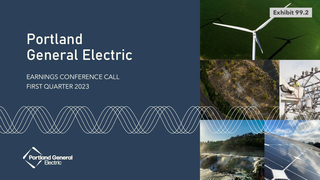 Portland General Electric Company 2023 Q1 - Results - Earnings Call ...